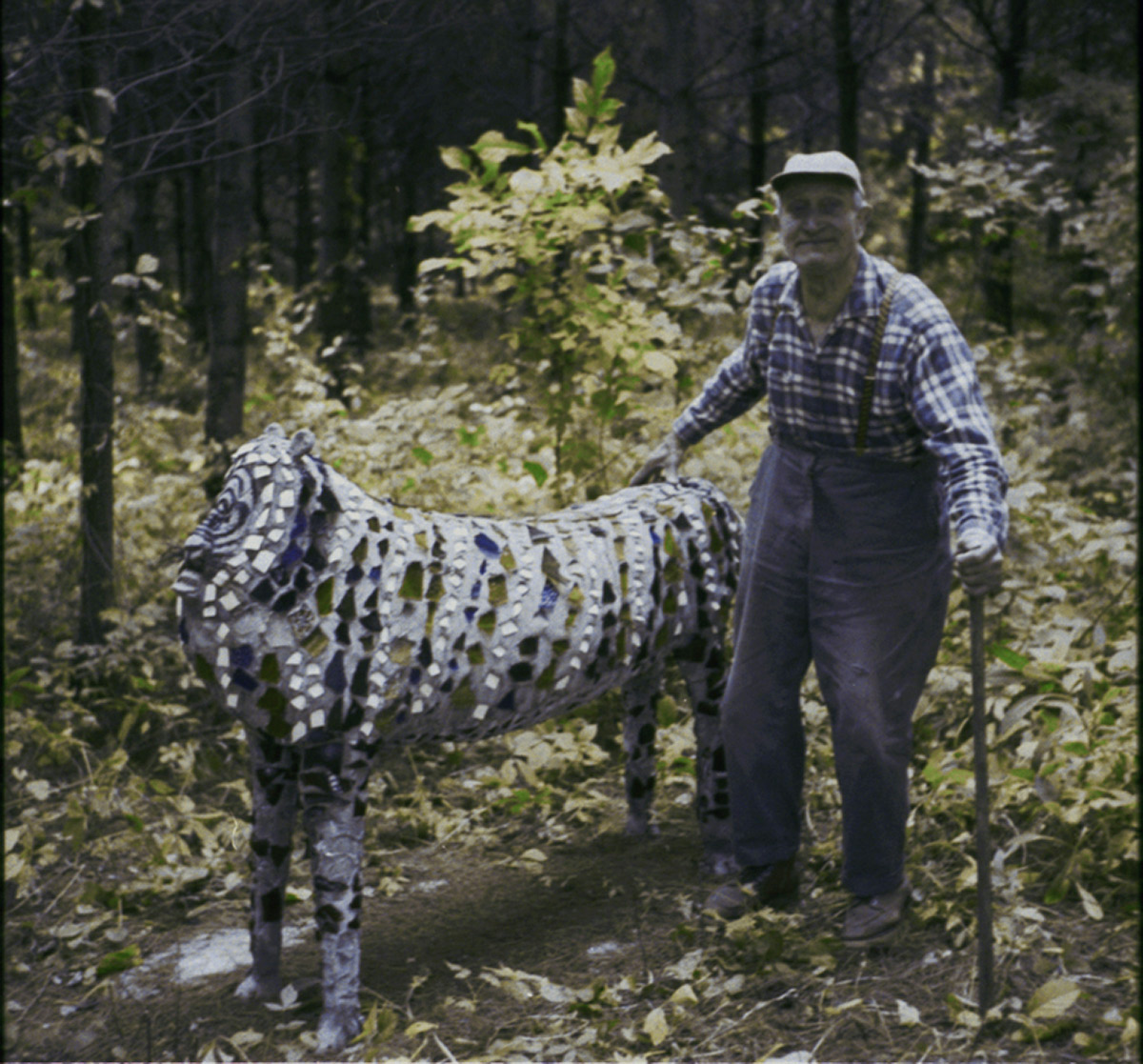 Fred Smith with Tiger, Lion, Tiger, and Angora Cat, site plan #52 ...